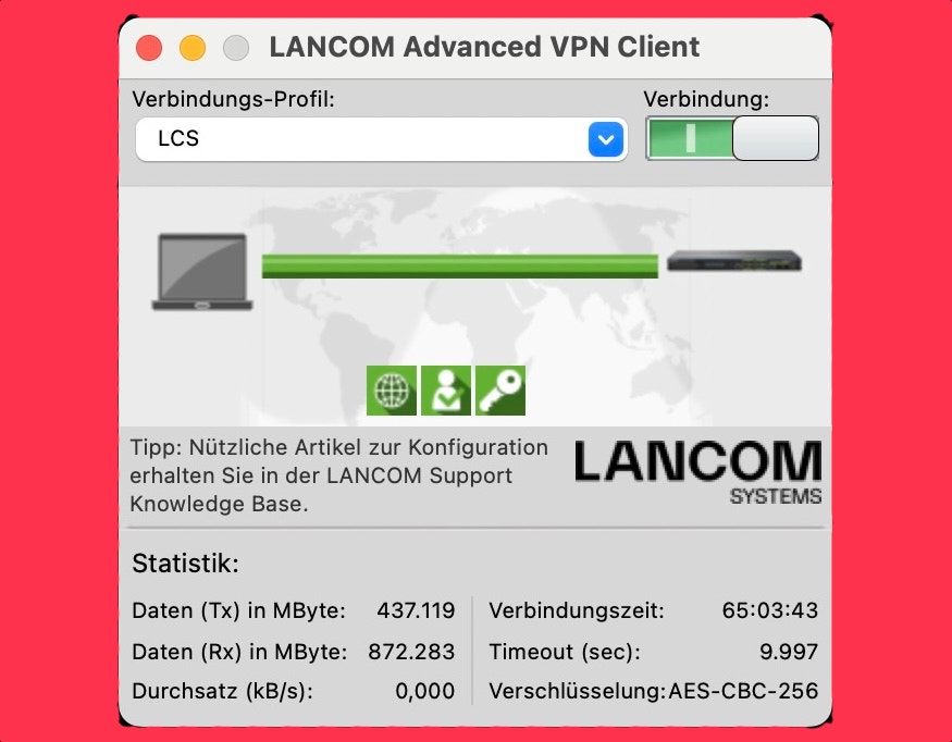 Lancom-Lösung für macOS